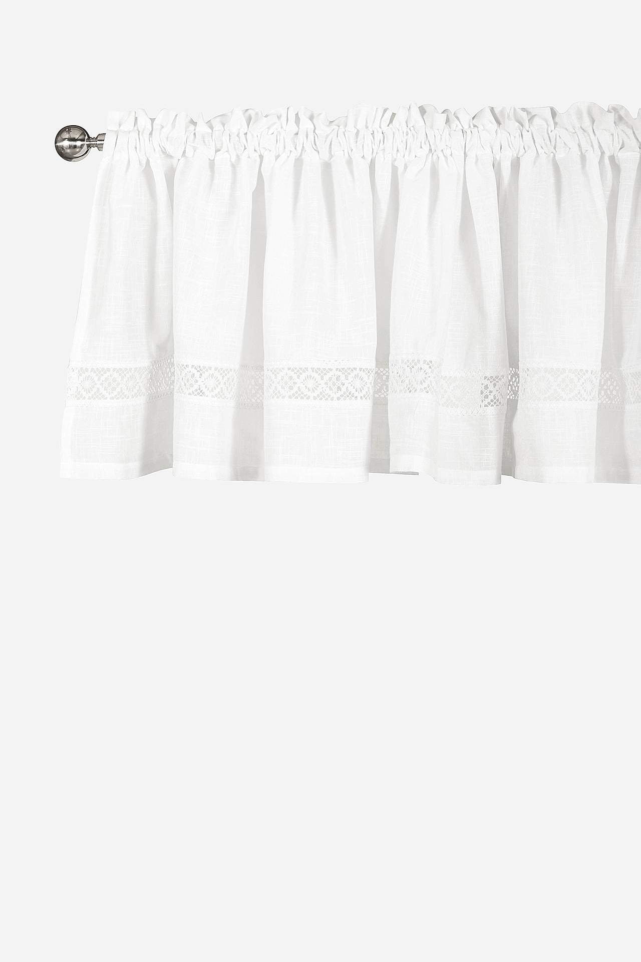 Gardinkappe med blonder Monica fra Cellbes | Cellbes