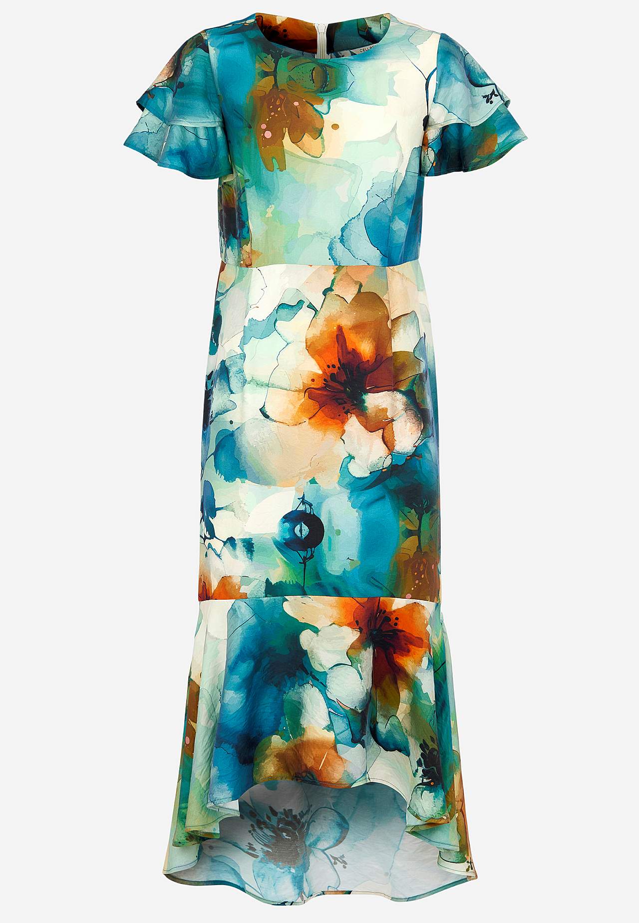 Volangkjole med sommerfugleærmer | Cellbes